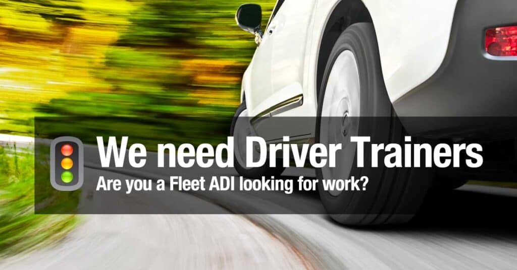 Driver Trainers Wanted: Join Our Fleet Trainers - Driving Monitor